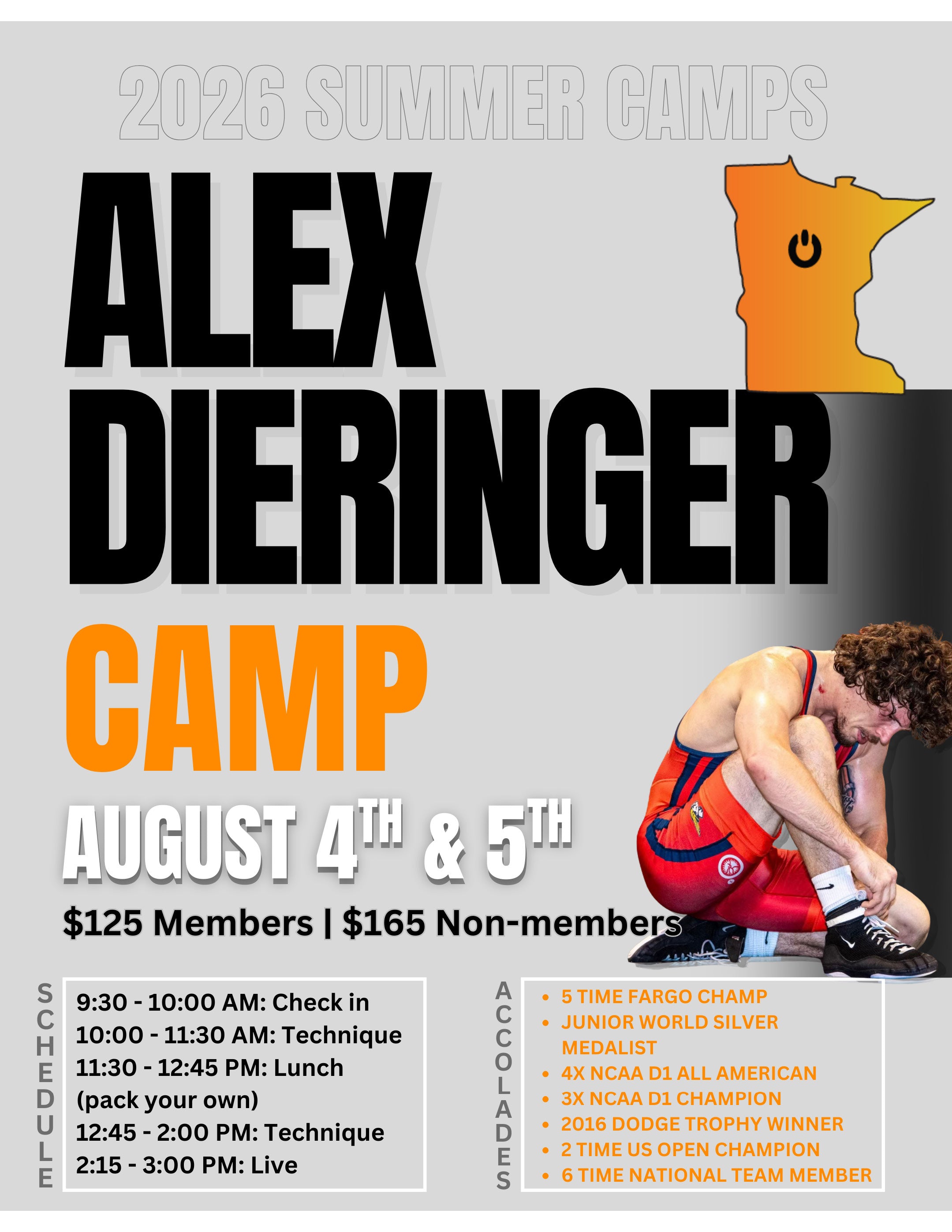 Camp | Alex Dieringer | August 4th & 5th, 2026 (Tuesday+Wednesday ...